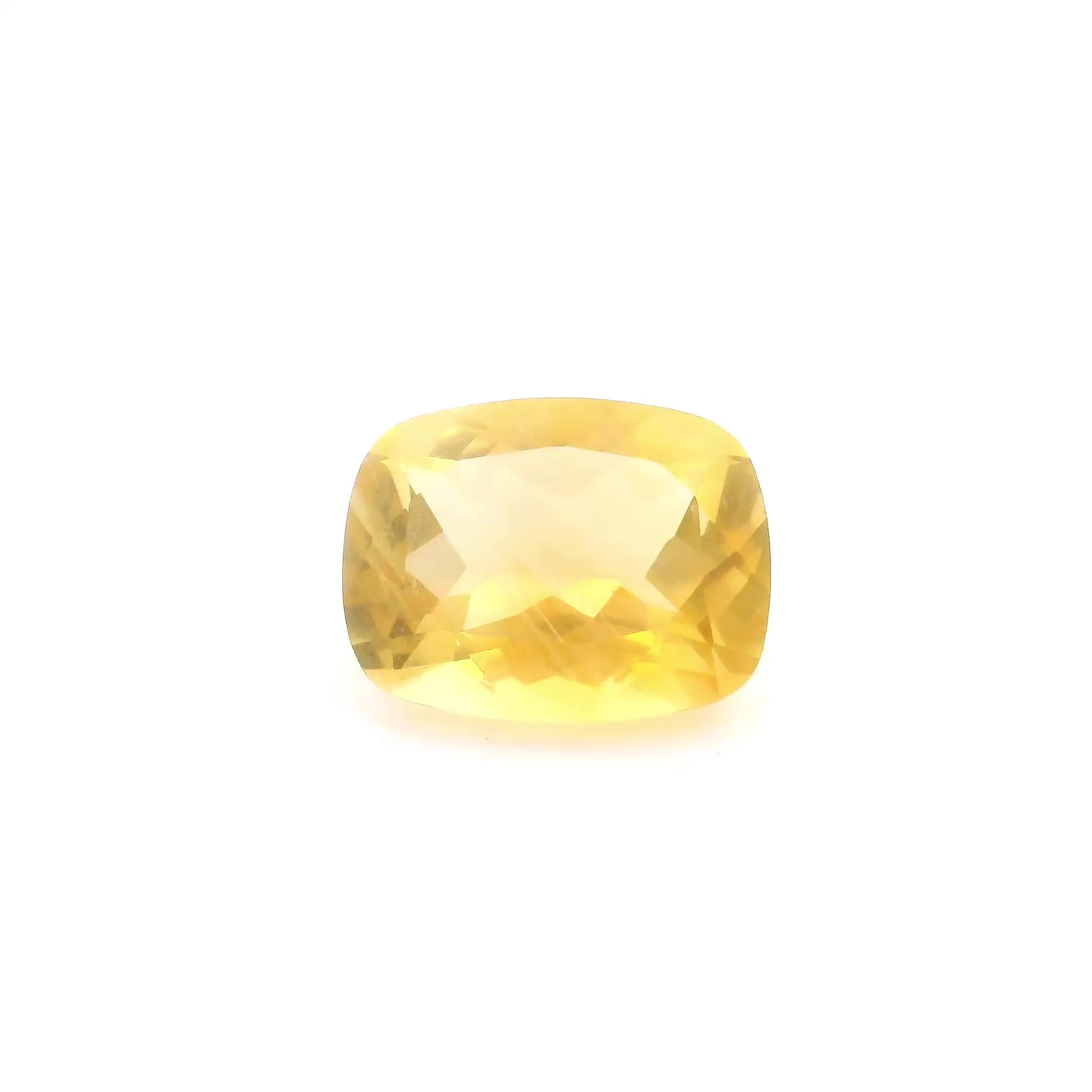 5.59ct Cushion Natural Citrine (Colour Yellow, Clarity Eye Clean, Cut ...
