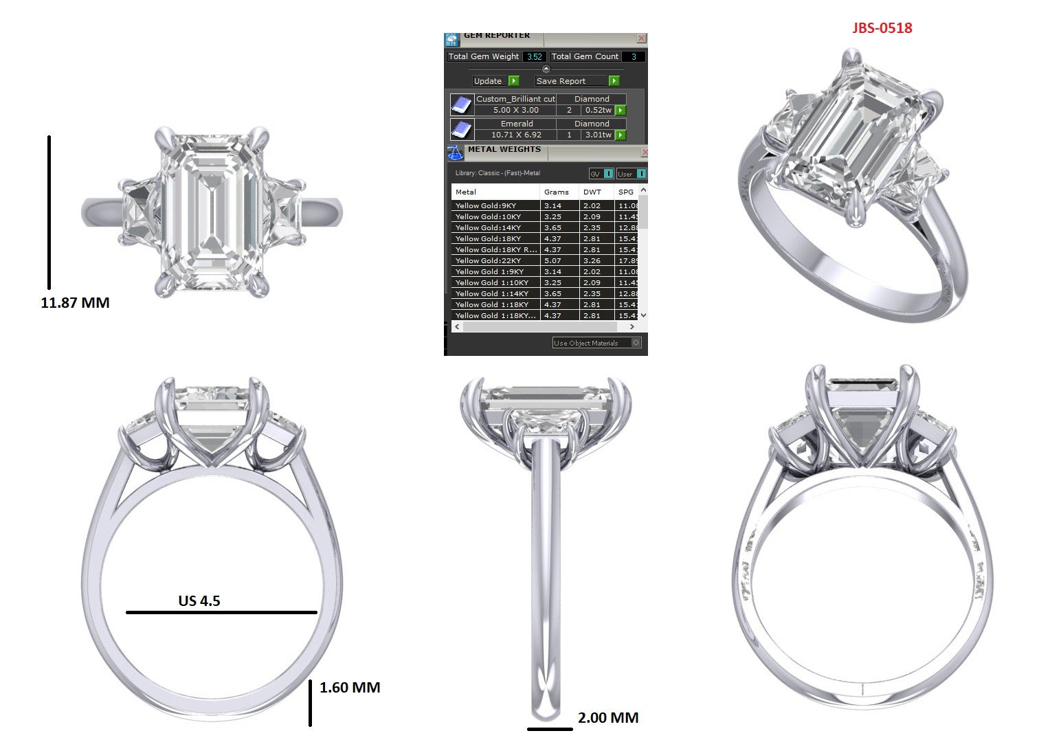 Custom Ring Order -Brian – T.L. Paul Jewelry Design