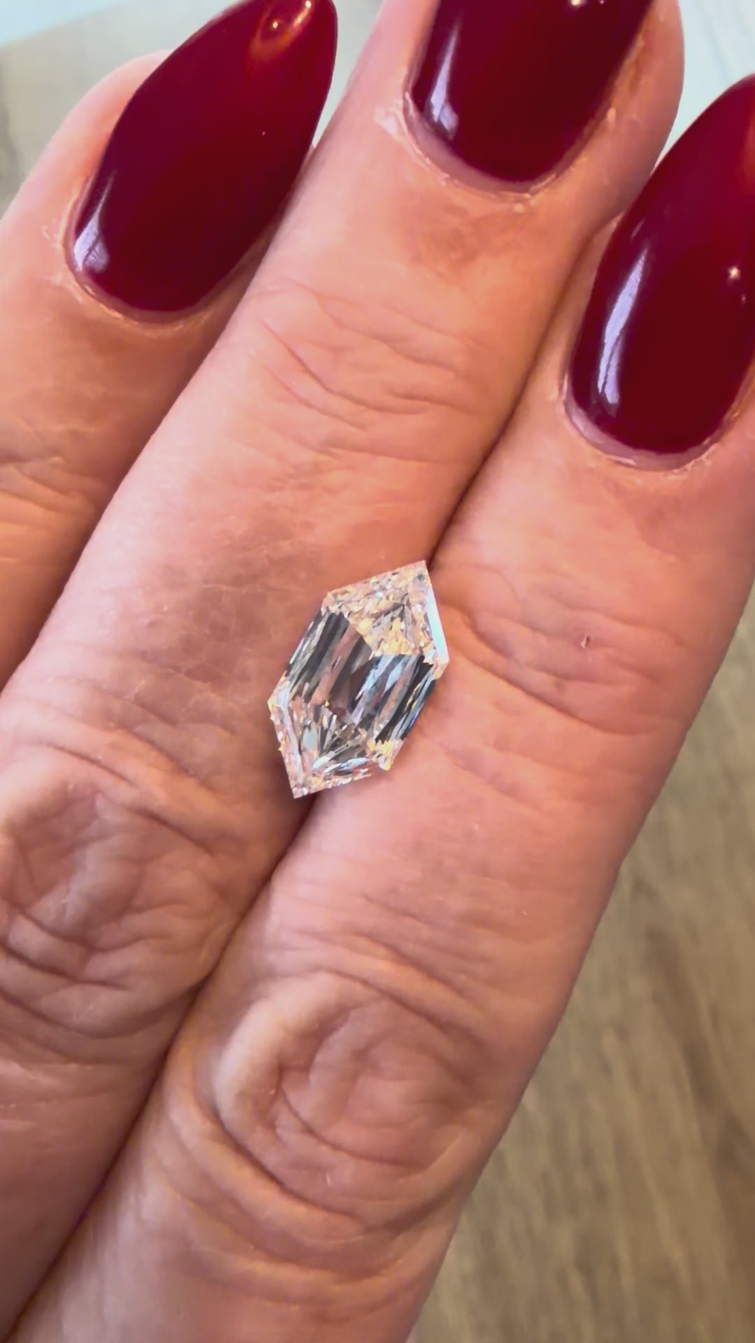 3.55ct Criss Cut Dutch Marquise Lab Grown Diamond (Color: F Clarity: V ...